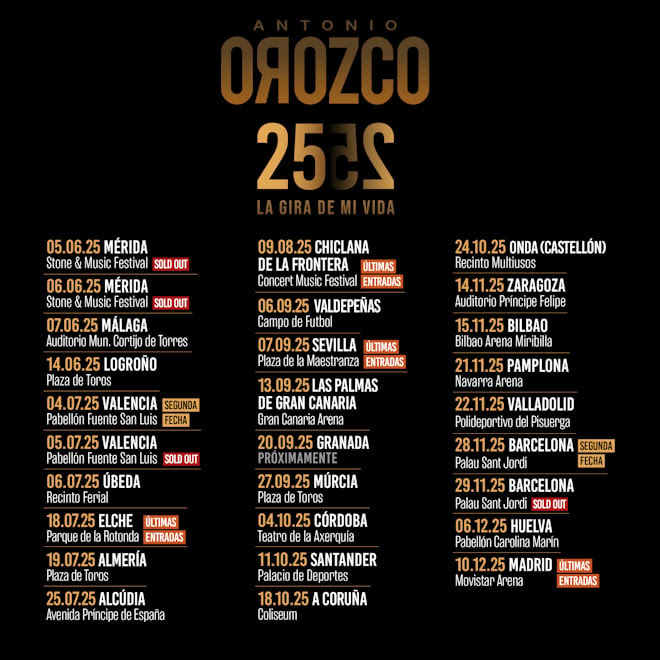 ANTONIO OROZCO PRESENTA SU NUEVO DISCO "EL TIEMPO NO ES ORO" - Antonio ...